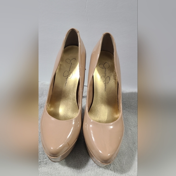 Jessica Simpson | Shoes | Jessica Simpson Nude Plataform Heels | Poshmark